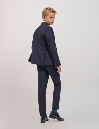 Costume Enfant Bleu Marine - Costume Smoking Enfant TAILLE 10/11 ans